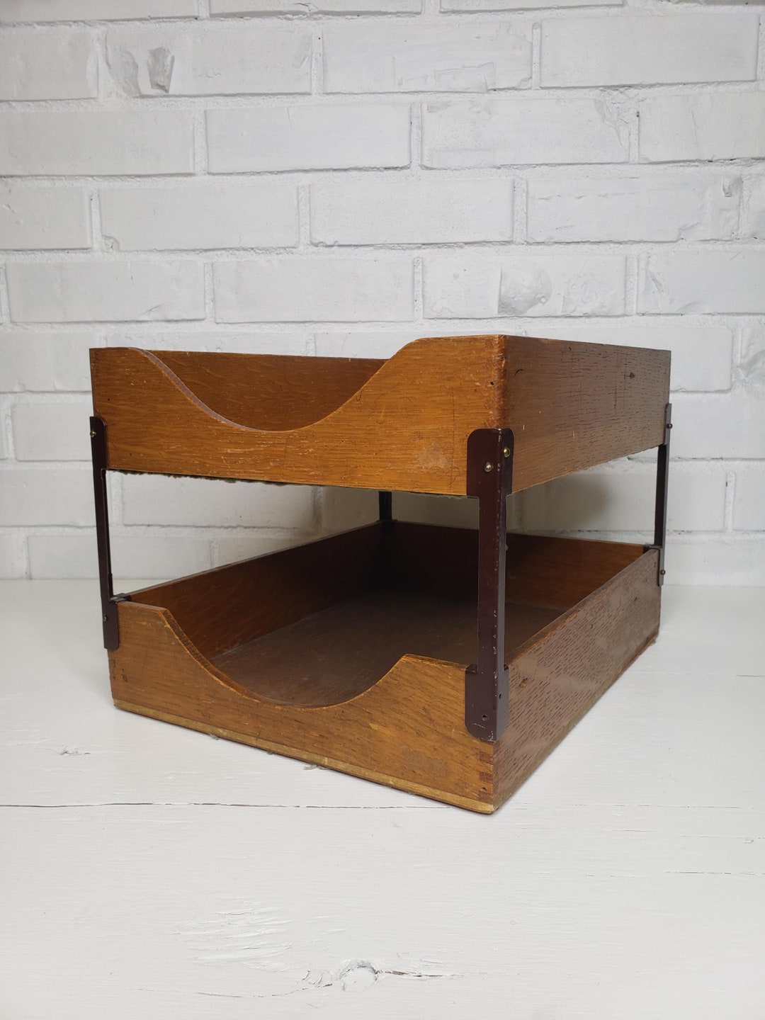 Vintage Paper Sort Tray 2 Tier Free Shipping to the Lower 48 - Etsy