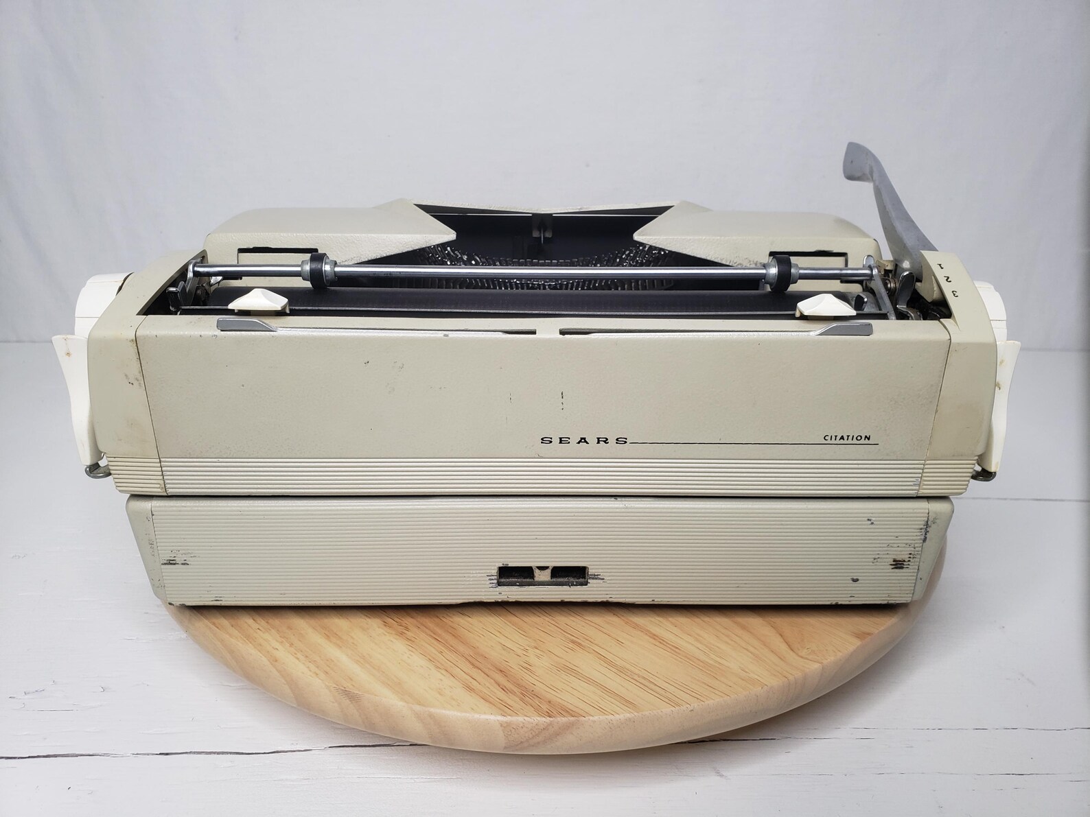 Cursive Font Sears Tower Citation Working Typewriter & Case by Smith ...