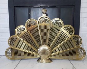 Brass Seashell Fan - Etsy