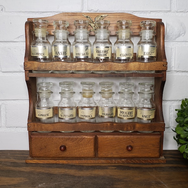 Vintage Spice Rack - Etsy