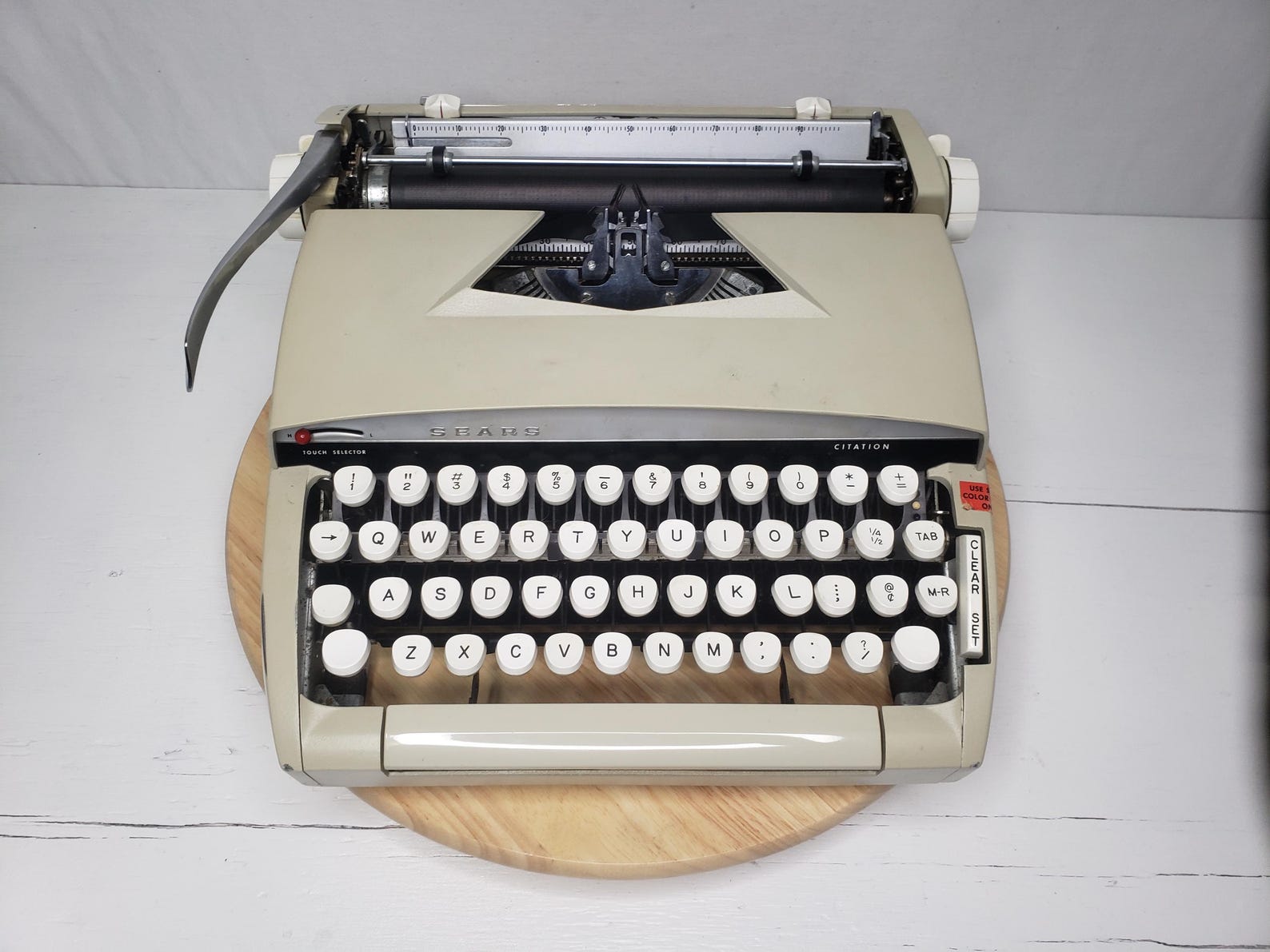 Cursive Font Sears Tower Citation Working Typewriter & Case by Smith ...