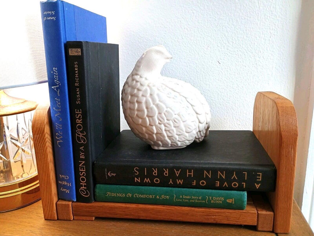 Foldable Oak Book Stand | Cookbook Holder Wooden Expandable 12-18" - Etsy