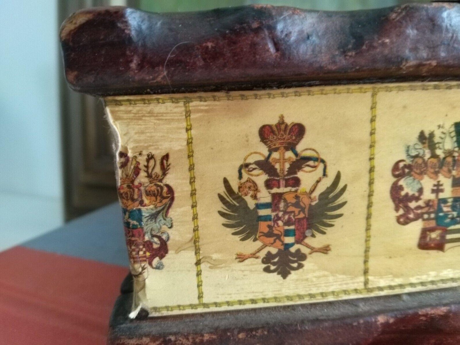 MCM Vintage Wood Ashtray With Decoupage Border Made in Spain - Etsy