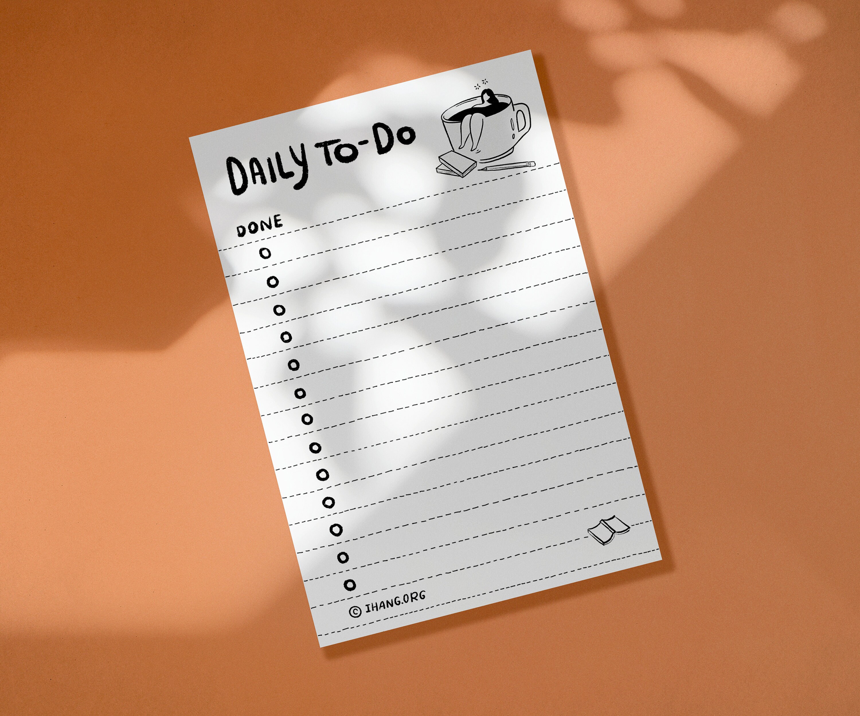To Do List, Printable to Do List, Coffee Break & Book, Notes, Daily ...