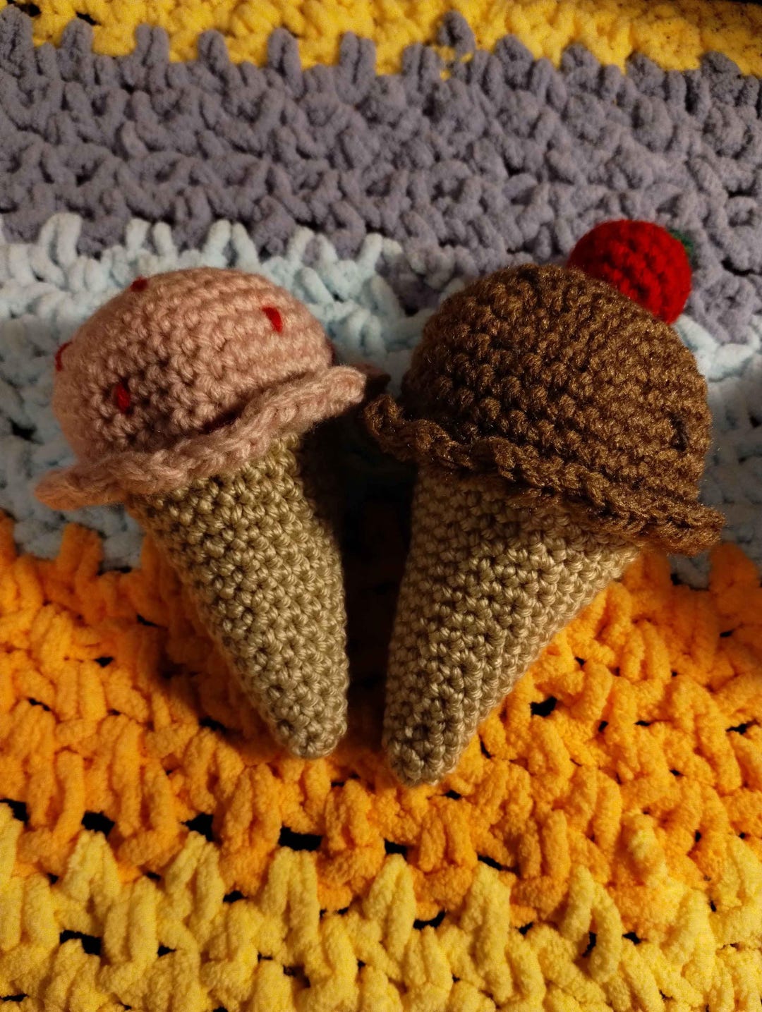 Crochet Ice Cream Cone - Etsy