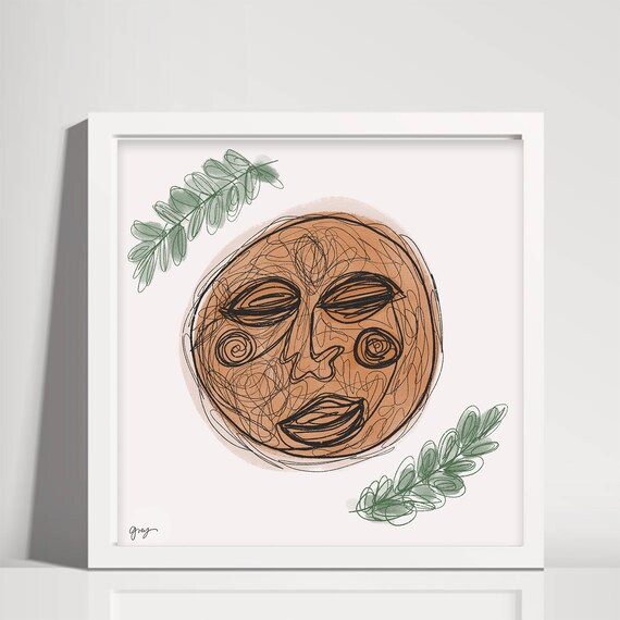 Happy Harvest Moon | Etsy