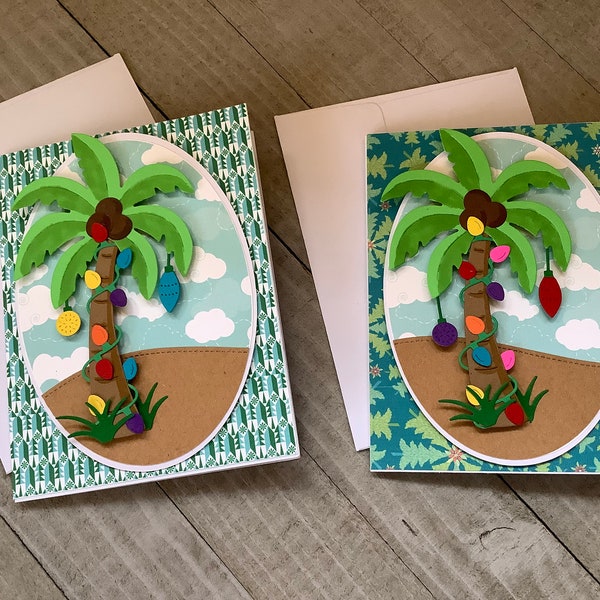 Palm Tree Greeting Cards - Etsy