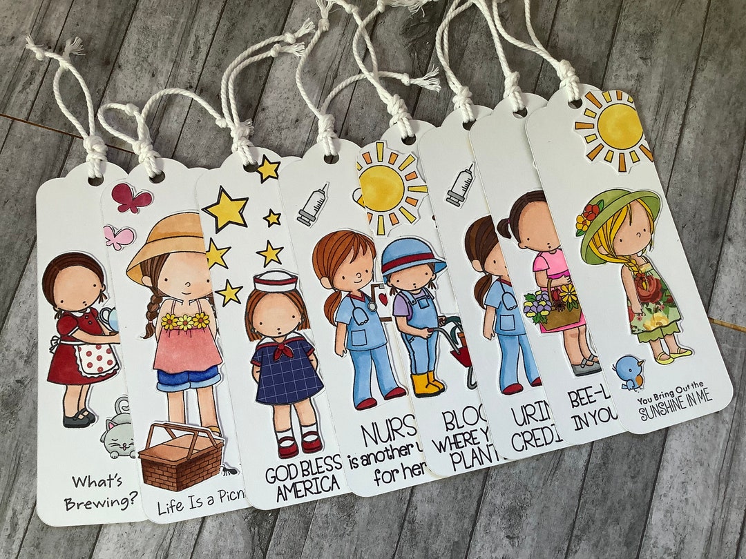 Handmade Cute Message Girls BOOKMARKS - Etsy