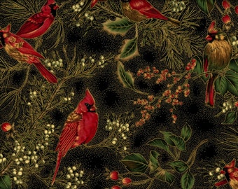 Cardinal fabric | Etsy