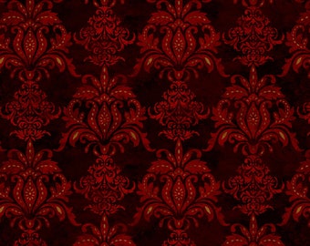 Damask Print Fabric - Etsy