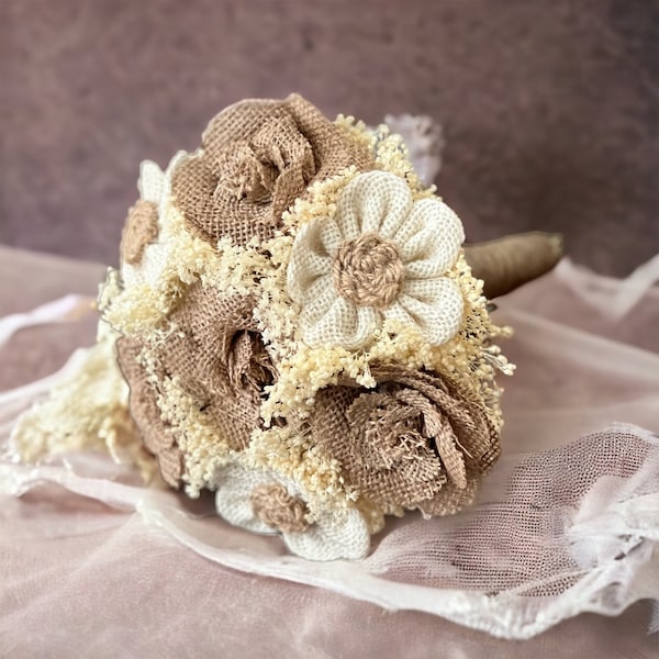 Fabric Flower Bouquet - Etsy