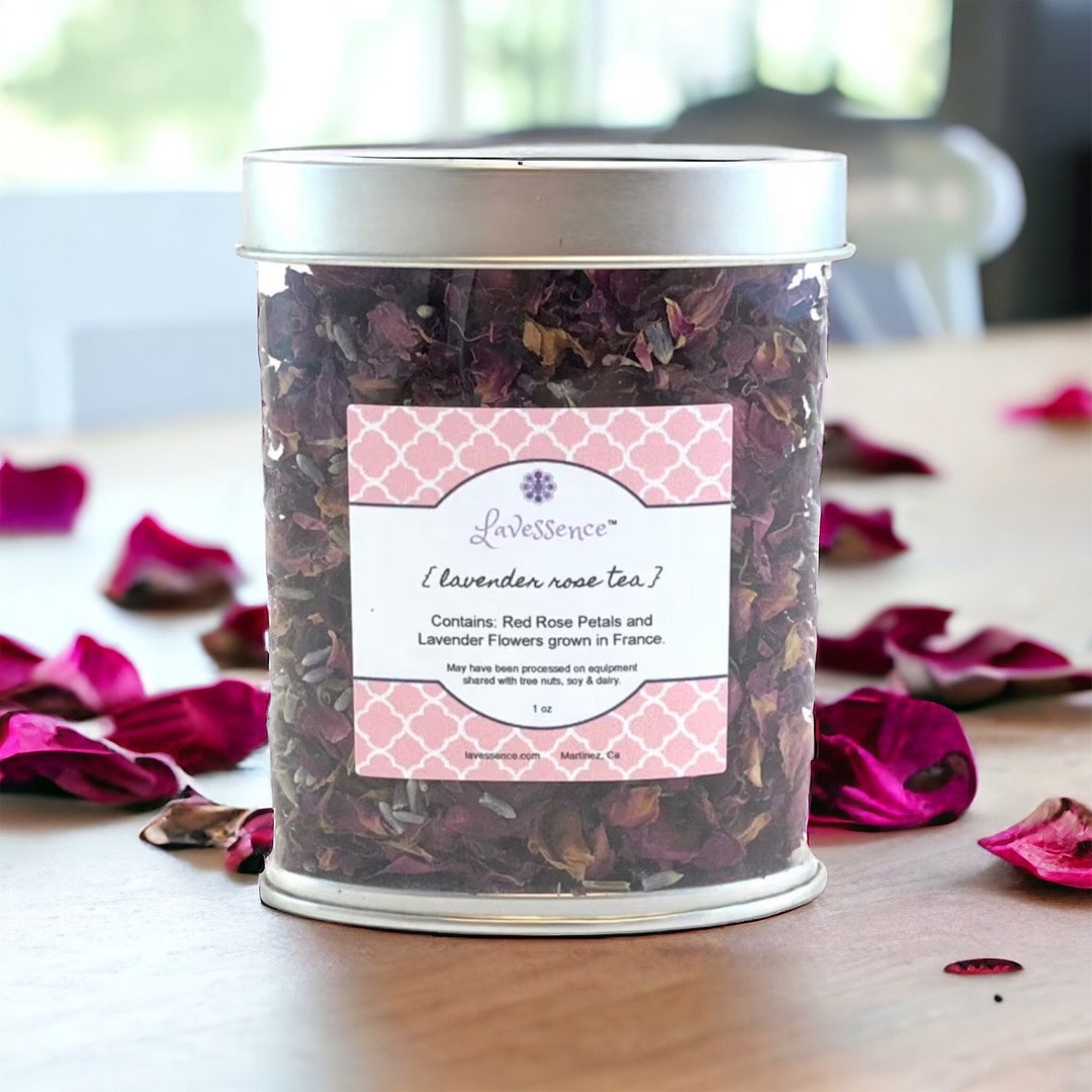 Lavender Rose Tea – Floral Aromatic Tea Blend – Relaxing Gift for Her ...