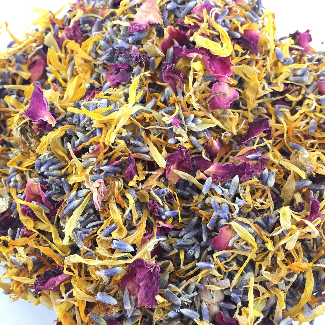 Calendula, Rose, Lavender Wedding Toss, Flower Confetti - Etsy