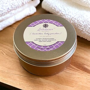 Lavender Body Powder Gift Set - Etsy