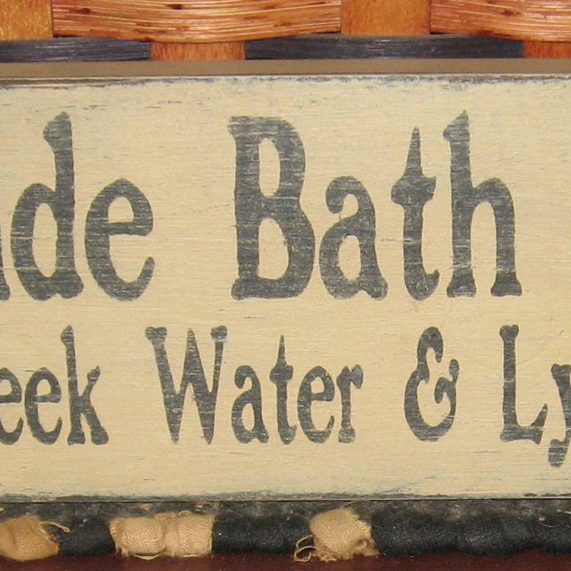 Bath House Sign - Etsy