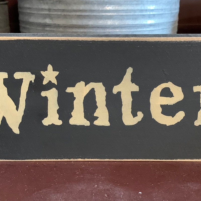 Primitive Sign Block - Etsy