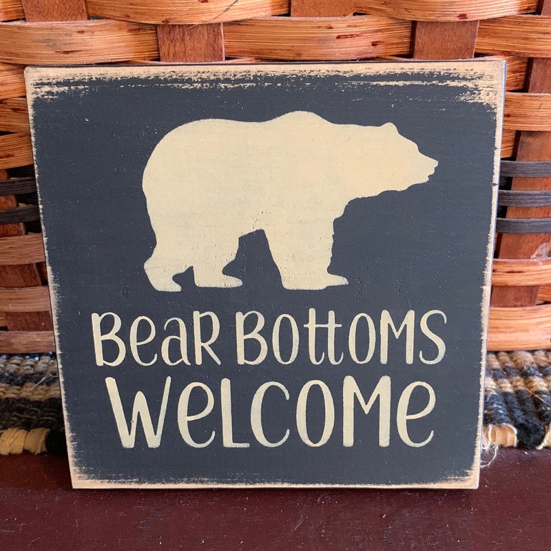 Bear Bottoms Welcome - Etsy