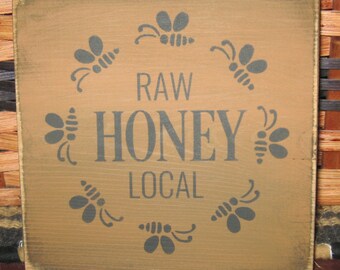 Local Honey Sign - Etsy