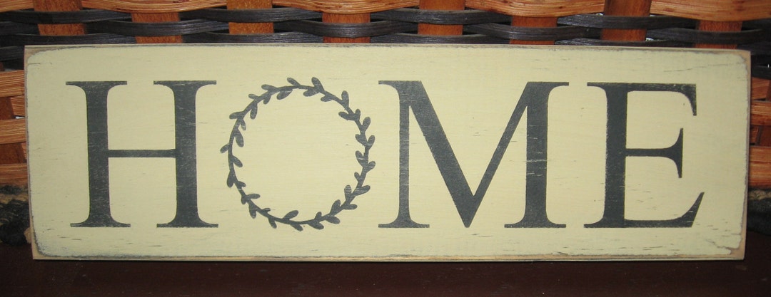 Primitive Country Home Sign - Etsy