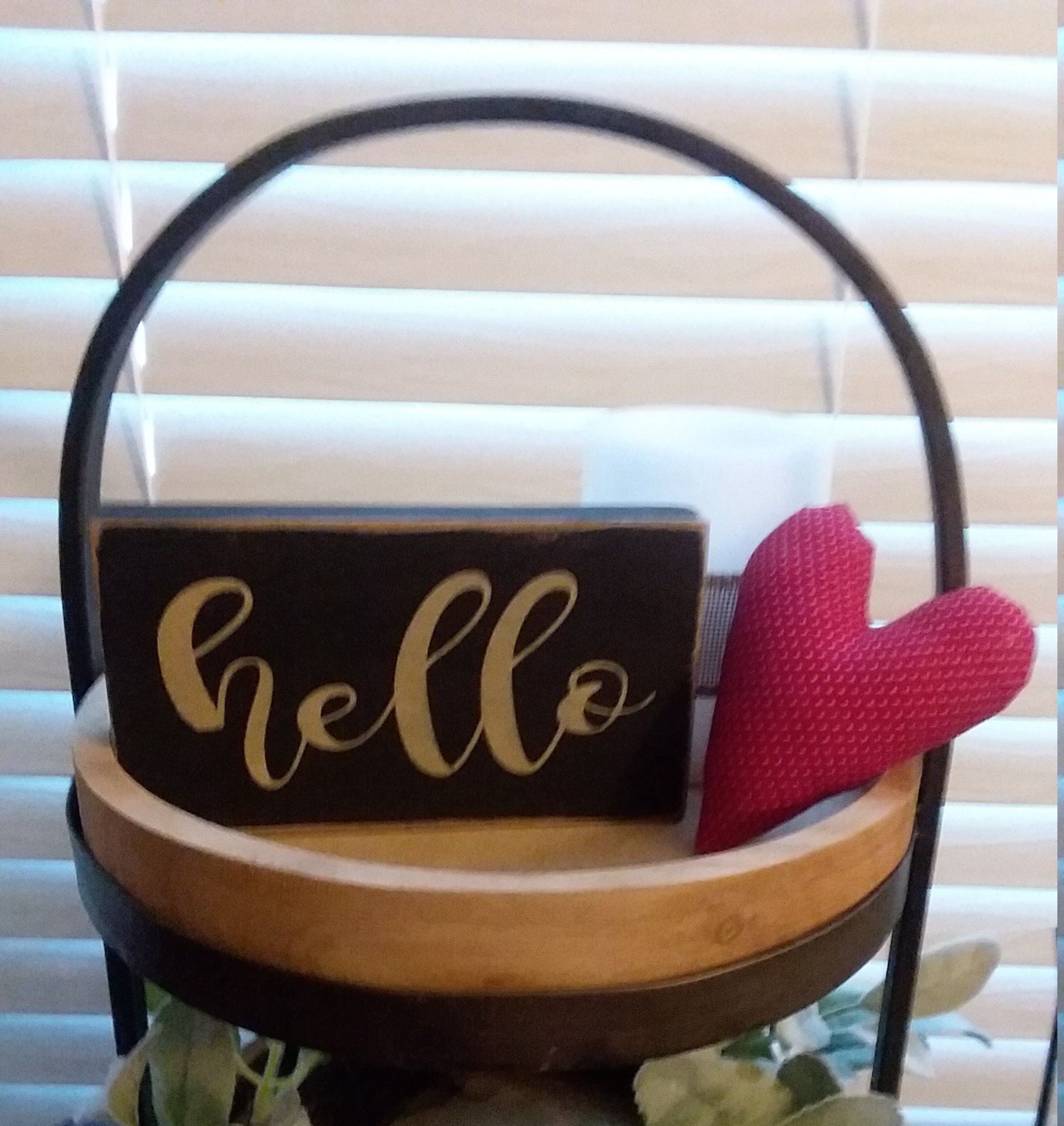 Primitive Country Hello 6 Shelf Sign Tiered Tray Sign - Etsy UK