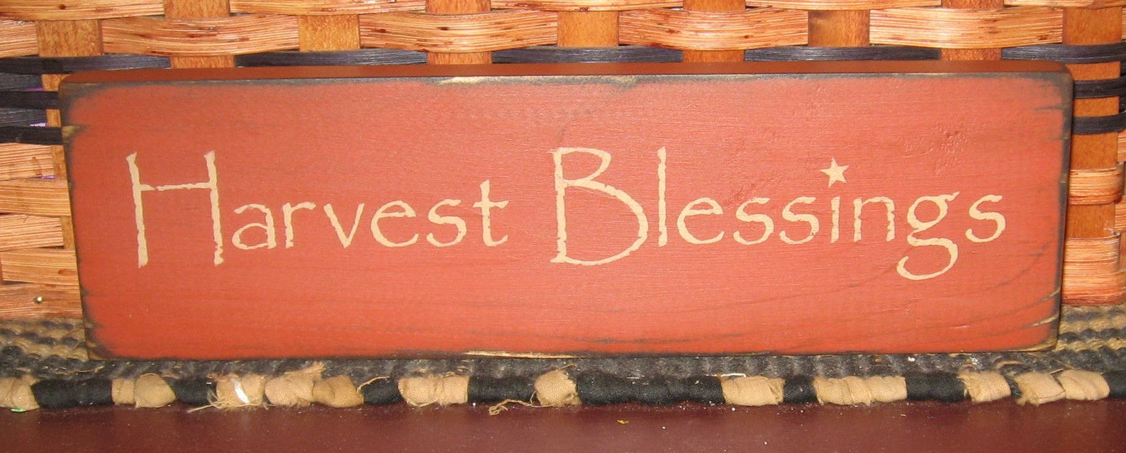 Primitive Harvest Blessings Sign Fall~harvest~autumn - Etsy