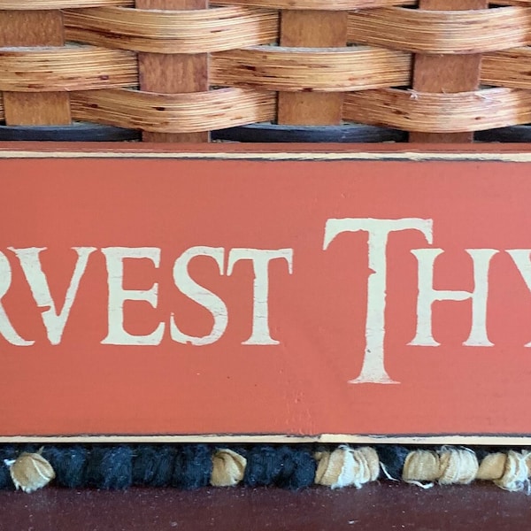 Thyme Sign - Etsy
