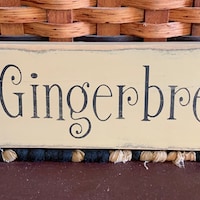 Metal Gingerbread Christmas Tree Sign – 12.5" Holiday Wall Decor for ...