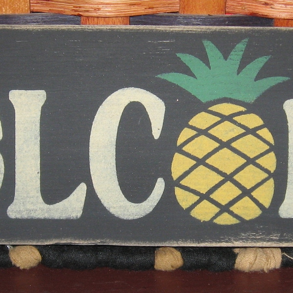 Primitive Pineapple - Etsy