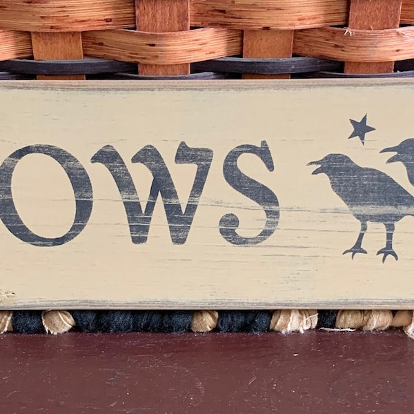Crow Sign - Etsy