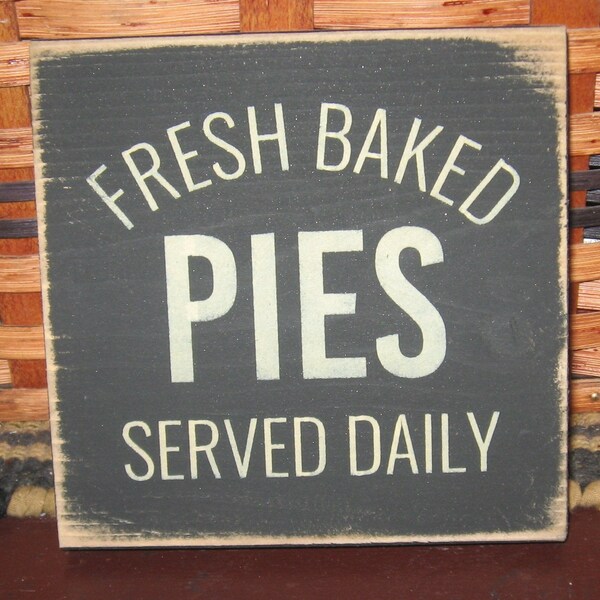 Fresh Baked Pies Sign - Etsy