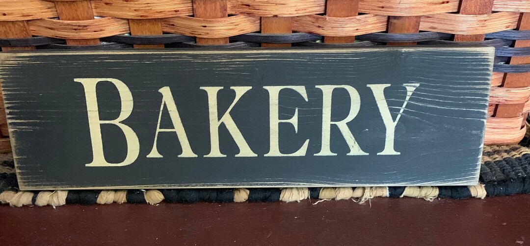 Primitive Country Bakery 12" Sign - Etsy