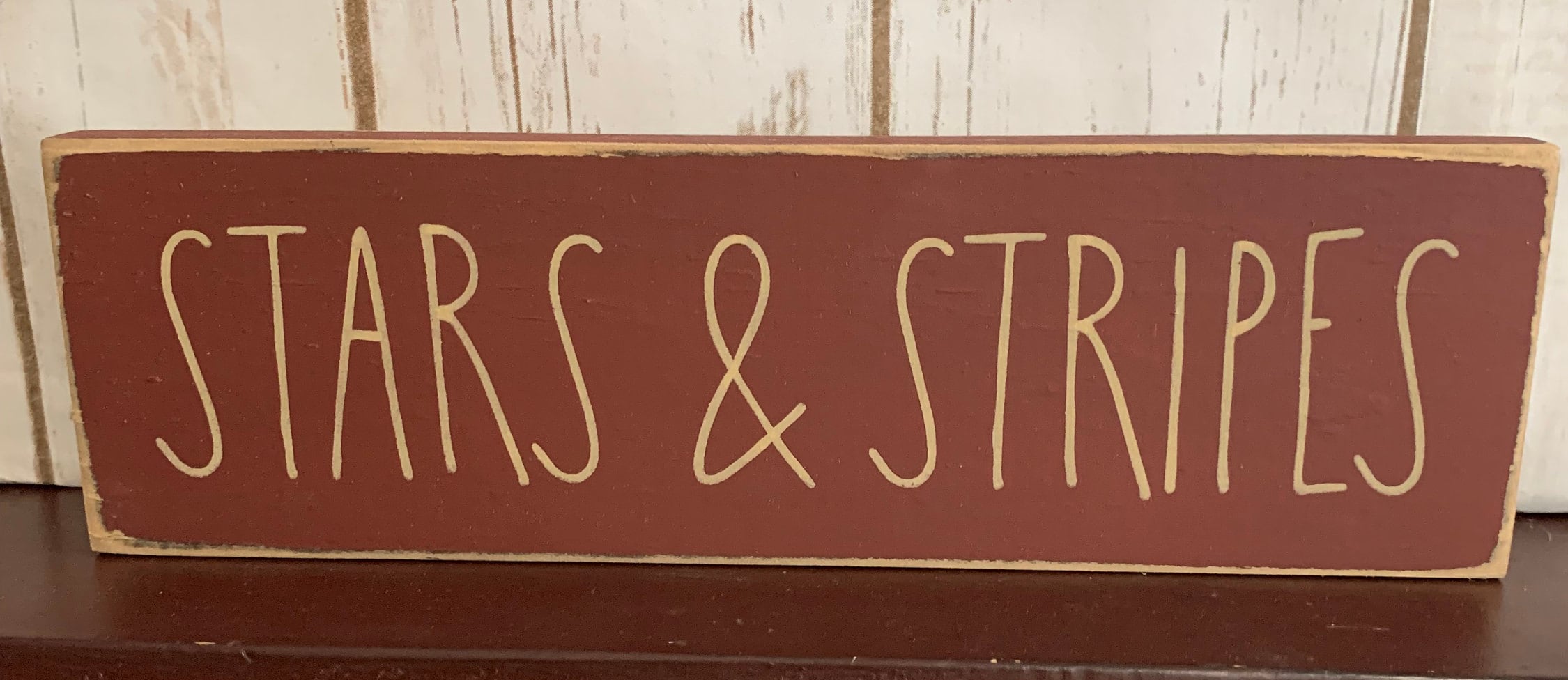 Primitive Country Stars & Stripes 12" Sign Americana - Etsy
