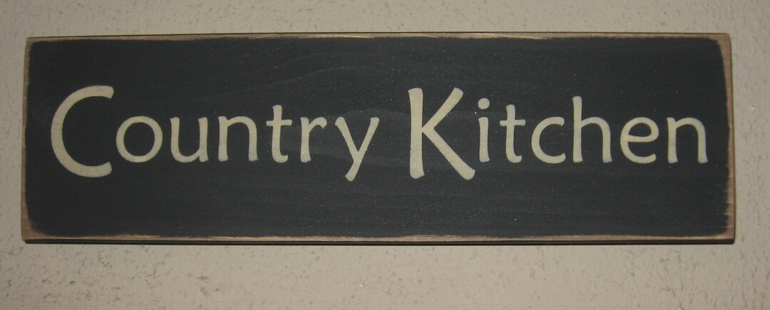 Primitive Country Kitchen 12" Sign - Etsy