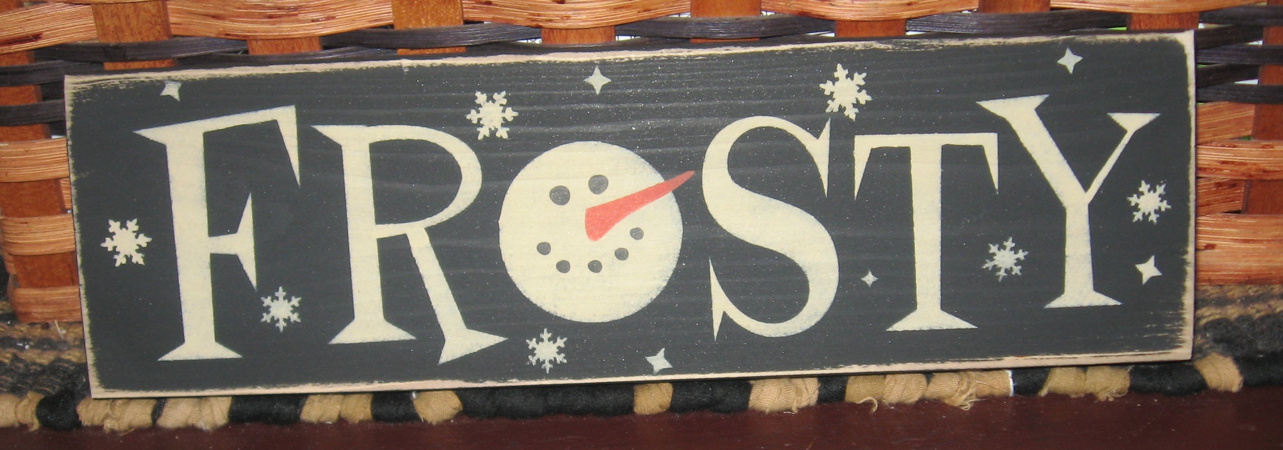 Primitive Country Frosty 12 Sign Winter - Etsy UK