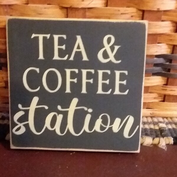 Tea Station Signs - Etsy