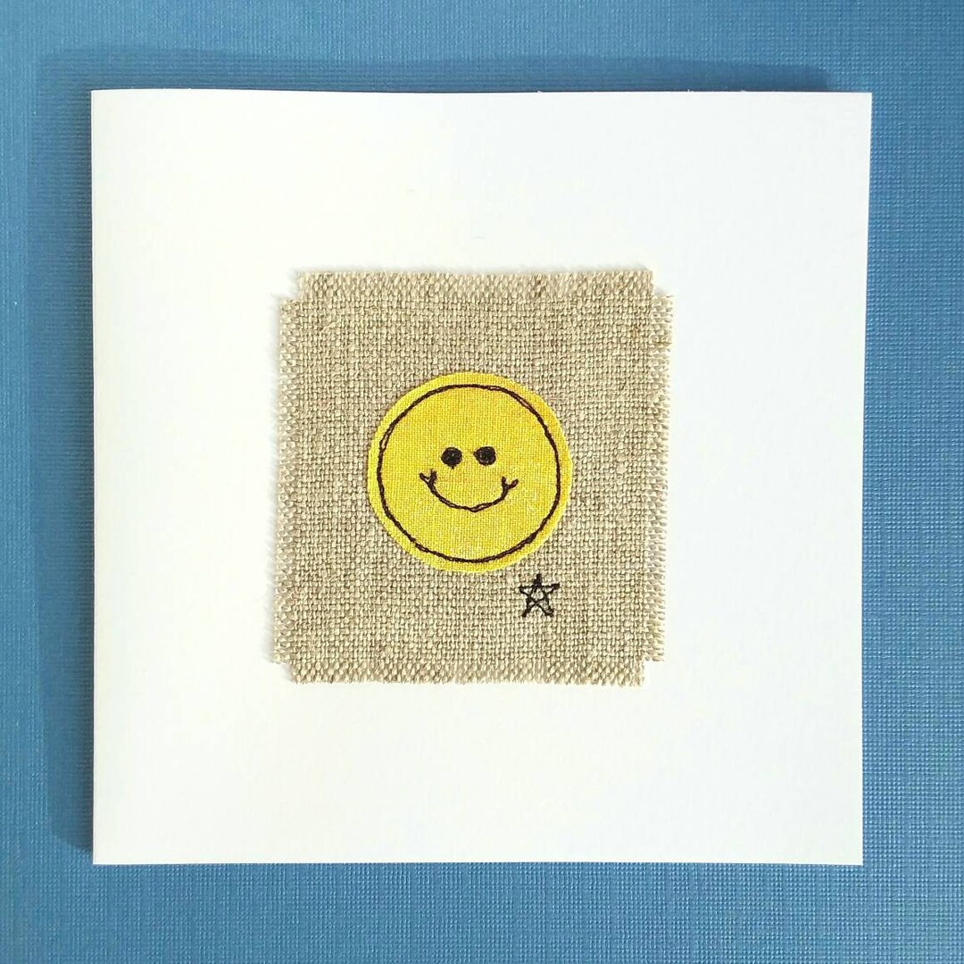 Smile Emoji Greetings Card. Quirky Birthday Card for Kids and Adults ...
