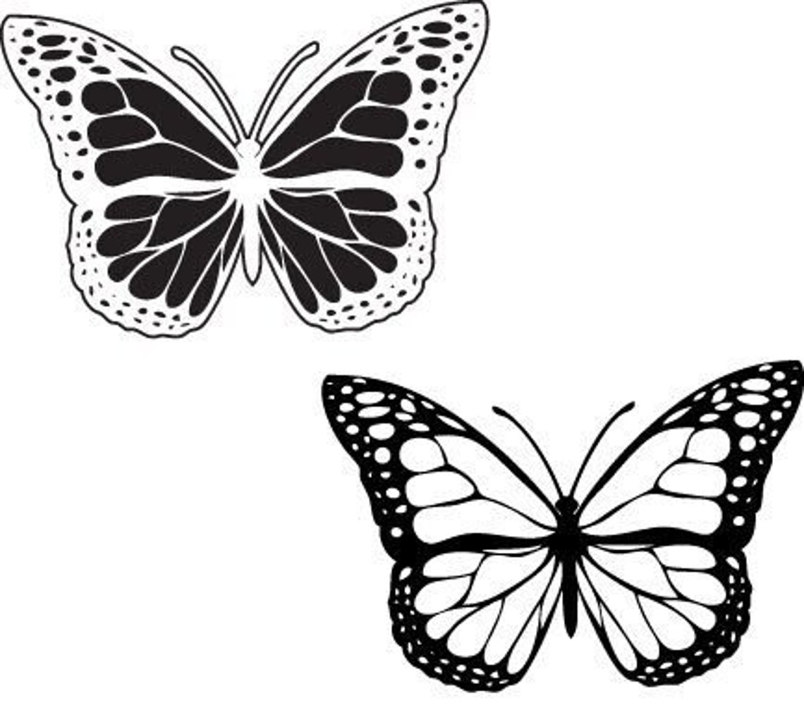 Monarch Butterfly SVG Butterfly SVG Butterfly Digital - Etsy