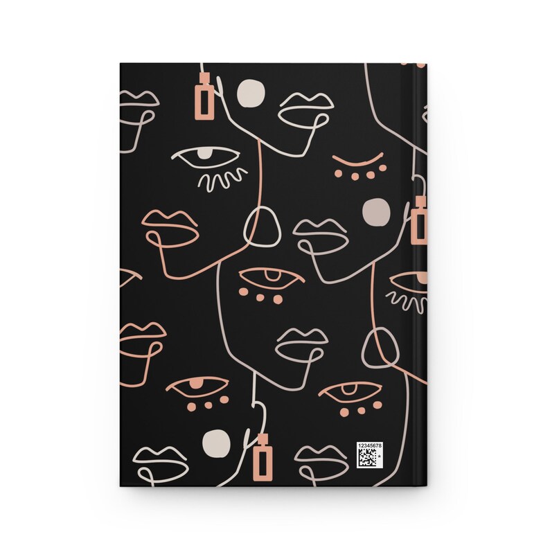 Woman Line Drawing Journal, Line Art Faces Notebook, Line Art of Faces ...