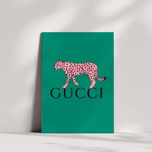 Digital Cheetah Poster, Designer Cheetah Art, Designer Cheetah Poster ...