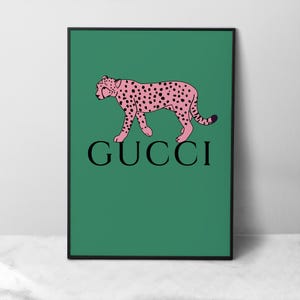 Digital Cheetah Poster, Designer Cheetah Art, Designer Cheetah Poster ...