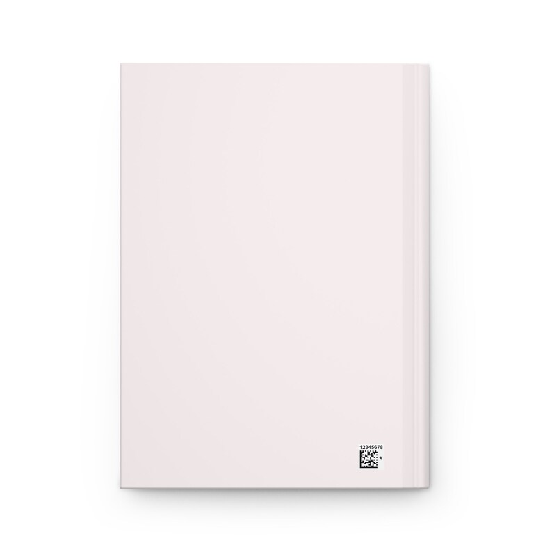 Rose Line Art Journal, Line Art Journal in Pink, Floral Girl Journal ...