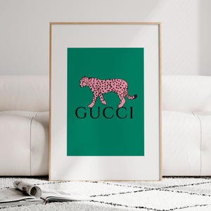 Digital Cheetah Poster, Designer Cheetah Art, Designer Cheetah Poster ...