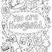 Coloring Book-digital Download Kids Activities Positive - Etsy