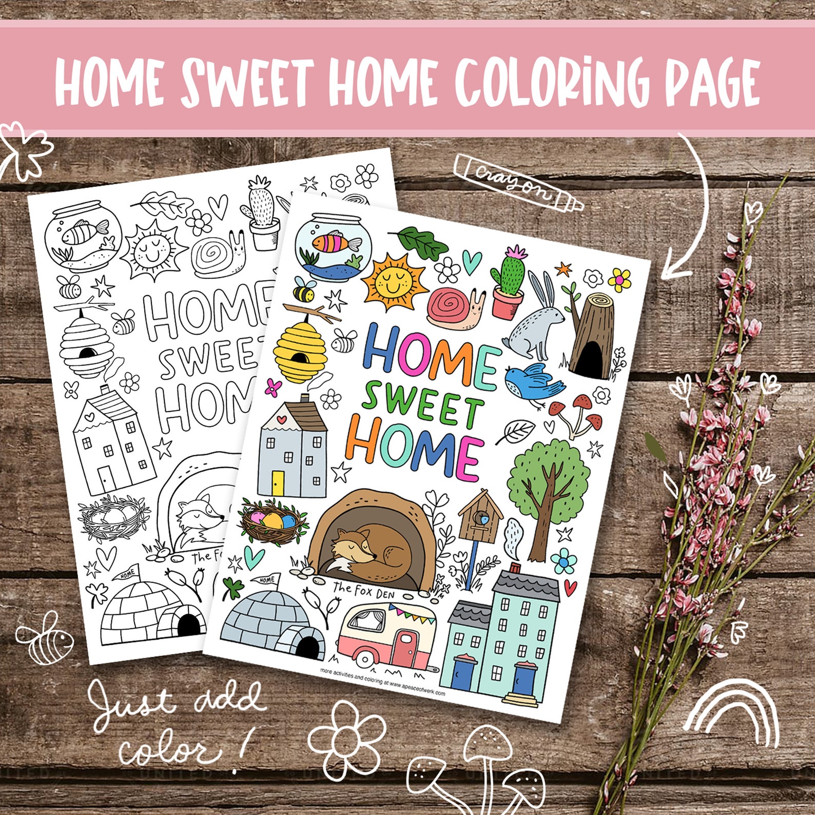 Home Sweet Home Party Activity for Kids Family Fun Night - Etsy