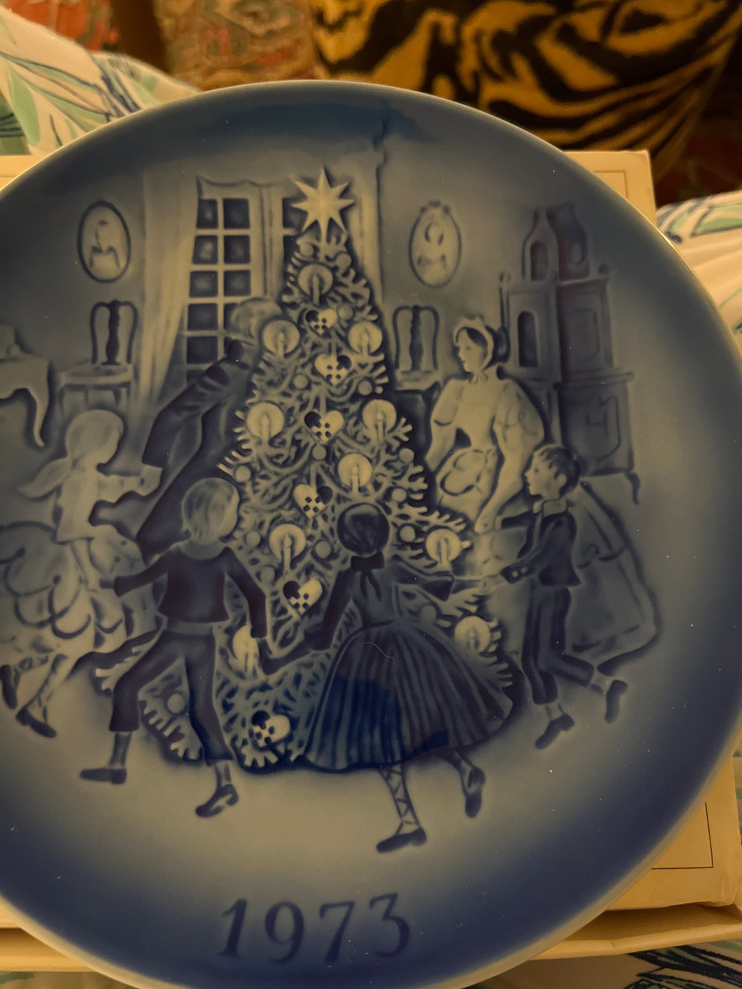 Desiree Denmark Porcelain 1973 Christmas Dancing Plate - Etsy