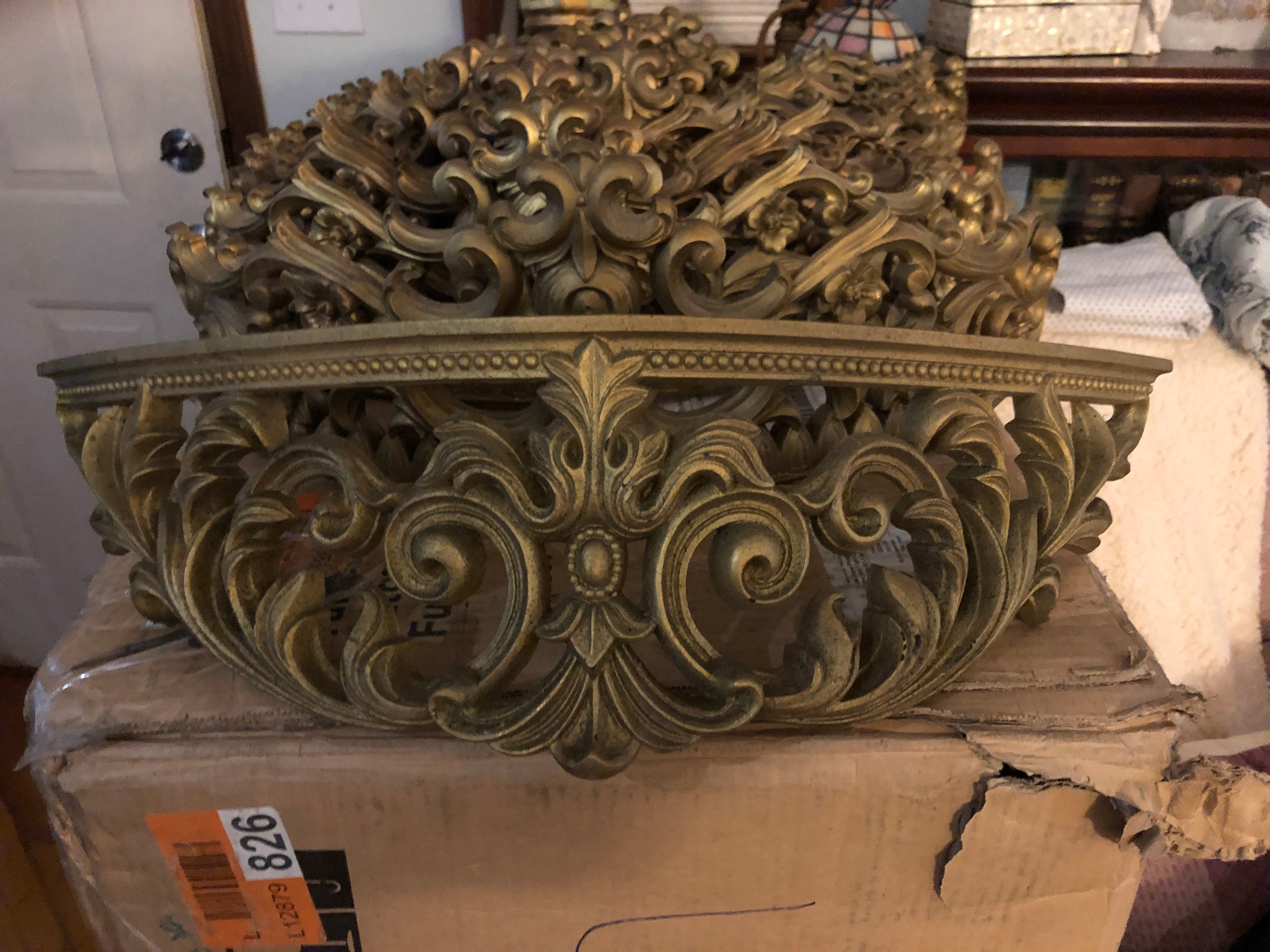 Gold Valance Mint Vintage Condition From Century Industries 20 W X 6 1/ ...