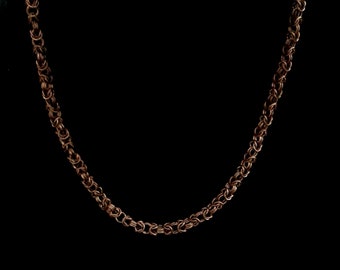 Thin Byzantine Chain - Etsy