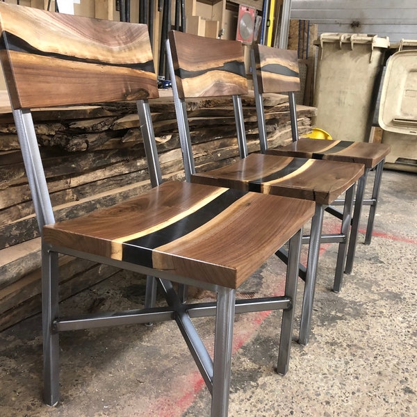 Industrial Dining Chairs - Etsy