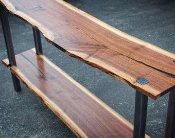 Walnut Sofa Table - Etsy