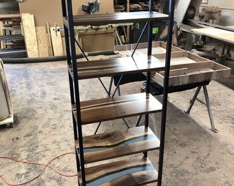 Live Edge Bookcase - Etsy